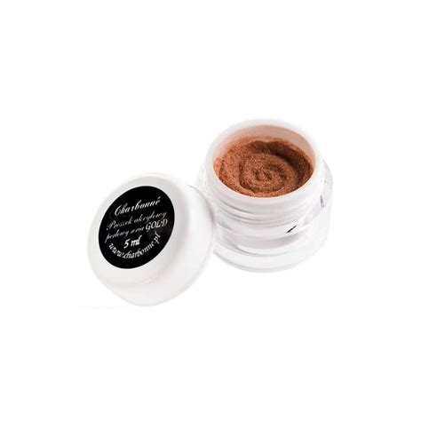 Proszek akrylowy perłowy seria GOLD 5ml kolor miedziane złoto