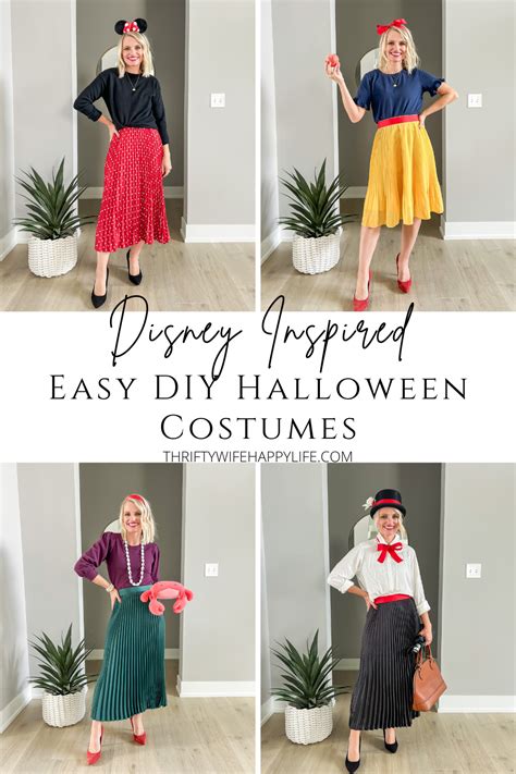 Disney Inspired Easy DIY Mom Halloween Costumes Thrifty Wife Happy