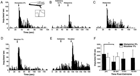 Selective Reduction By H1 Receptor Antagonist Cetirizine Of Neuronal
