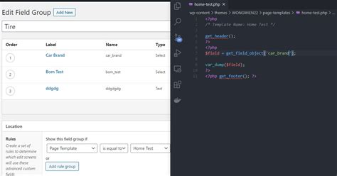 BUG The Get Field Object Function Don T Work With Field Name