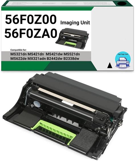 56F0Z00 56F0ZA0 Black Imaging Unit Replacement for Lexmark MS321 ...