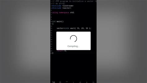 Initialize A Vector In C Initializing Like Arrays Programming Subscribe Shorts Youtube