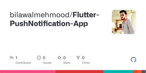 Github Bilawalmehmoodflutter Pushnotification App