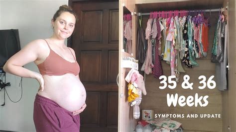 35 And 36 Week Pregnancy Update Youtube