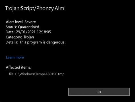 Trojan Script Phonzy A Ml Phonzy Trojan Virus How To Fix Guide
