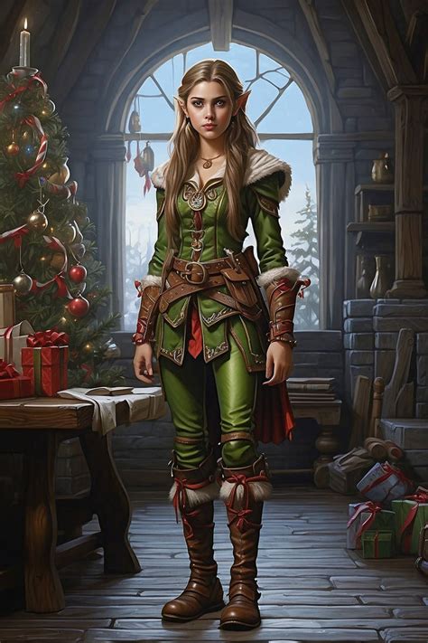 Christmas Elf Girl 04 By Wolgaron On Deviantart