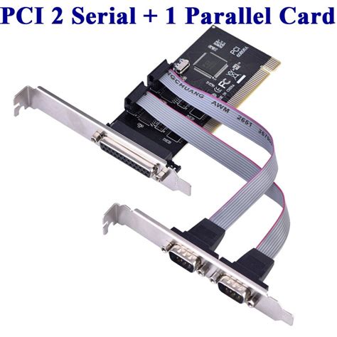 PCI To 2 Serial 1 Parallel Port Combo Card DB 9 RS 232 DB 25 Card
