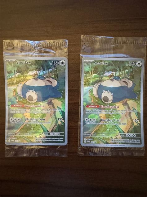 Snorlax Promo Sealed Pokemon 151 Tcg Hobbies And Toys Toys And Games