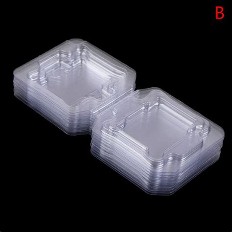 Littlegroot 10pcs Cpu Box Cpu Plastic Protective Case Cpu Clamshell