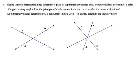 Notice That Two Intersecting Lines Determine 4 pairs Notice That Two Intersecting Lines Determine 4 pairs