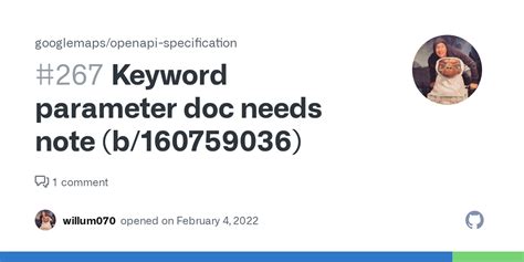 Keyword Parameter Doc Needs Note B 160759036 Issue 267