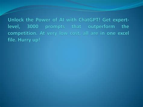 Provide Exclusive Chat Gpt Prompts Unlock Ai Brilliance By Srikanth