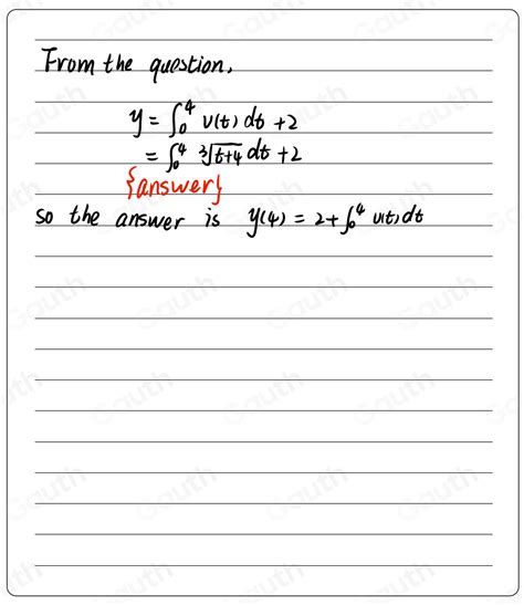 Solved For Time Measured In Seconds Where T≥ 0 The Velocity Of A Particle Moving Along The Y