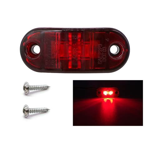 Set Becuri Auto MotoLEDy LED Lampa De Marcare LED V Culori Rosu EMAG Ro