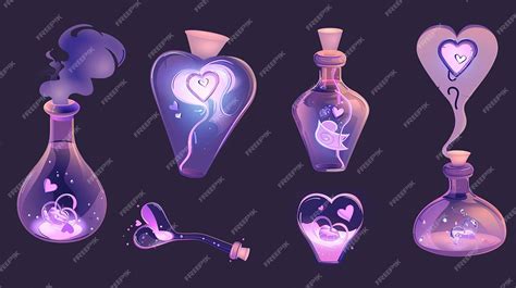 Premium Photo Love Potion Bottle Animation Sprite Sheet Isolated