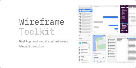 Wireframe Toolkit Desktop And Mobile Wireframe UI Free