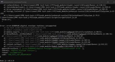 Issue With Npm Start · Issue 590 · Insidesherpajpmc Tech Task 2 Py3