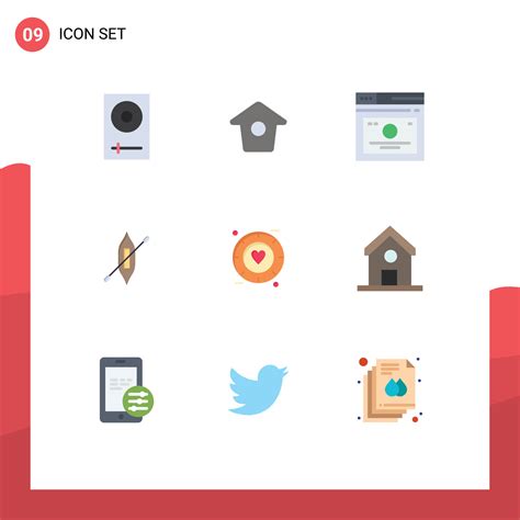 9 Iconos Creativos Signos Y Símbolos Modernos De Amor Kayak Diseño