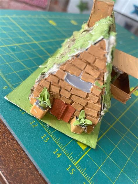 Мини Домик из картона💅🏻