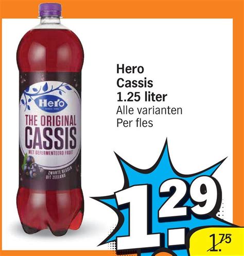 Hero Cassis 125 Liter Aanbieding Bij Albert Heijn