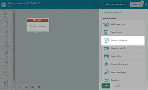 How To Create An Automation Triggered By A Contact Webhook Sendpulse
