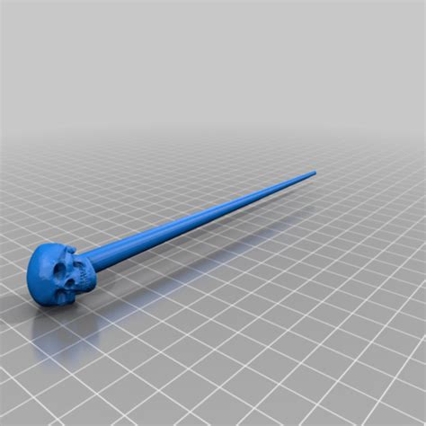 Download Free 3d Printing Templates Skull Chopsticks ・ Cults
