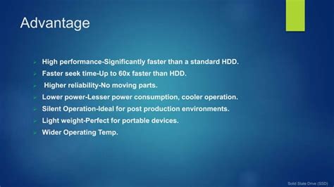 Solid State Drive Ssd Pptx