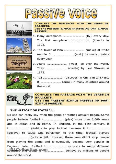 Passive Voice Practice