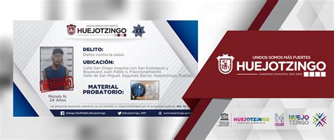 PolicÍa Municipal De Huejotzingo Detiene A Masculino Por DaÑos Contra