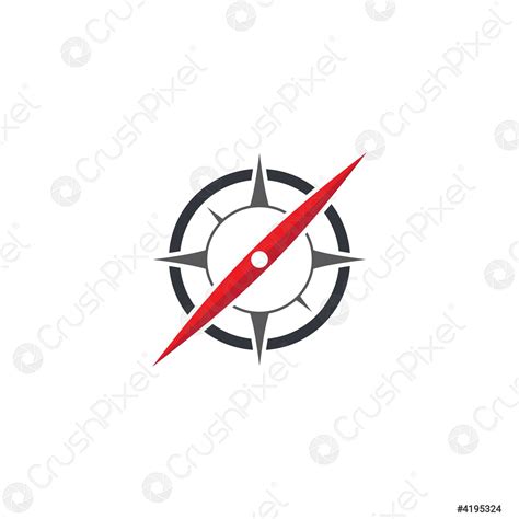 Compass Logo Stock Vector 4195324 Crushpixel