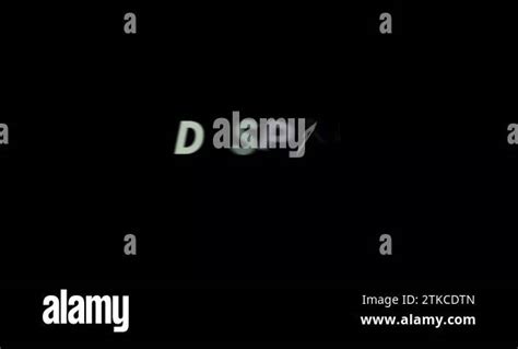Display Text Animation On Black Background Modern Text Animation