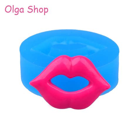 Fyl413 242mm Lips Silicone Mold Mouth Mold Fondant Cake Decorating