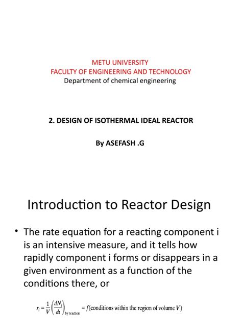 2 design of isothermal ideal reactors download free pdf chemical