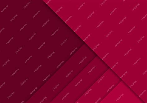 Premium Vector Red Background Geometric Overlap Layer Paper Cut On Dark With Space Design