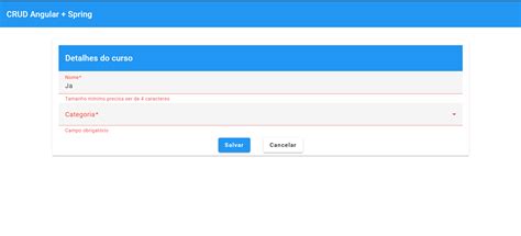 GitHub Liliantavarez Curso Angular Spring Curso CRUD Angular E