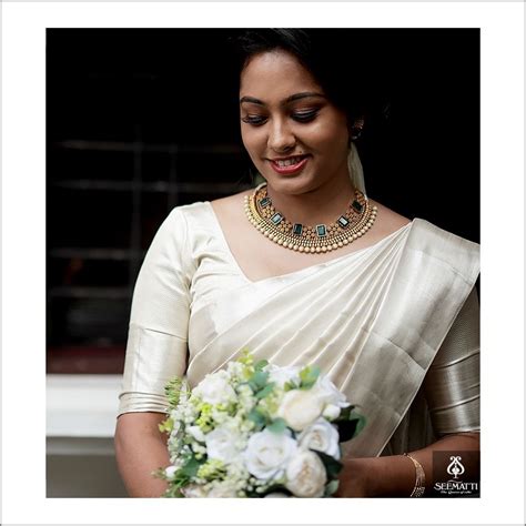 Christian Wedding Sarees In Seematti