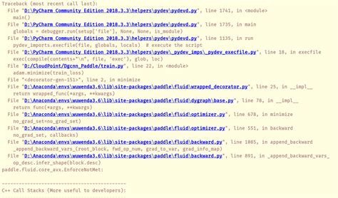 Optimizerminimize的时候出错 · Issue 21291 · Paddlepaddlepaddle · Github