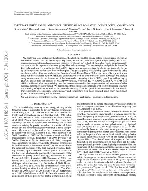 Pdf The Weak Lensing Signal And The Clustering Of Boss Galaxies Ii Astrophysical And