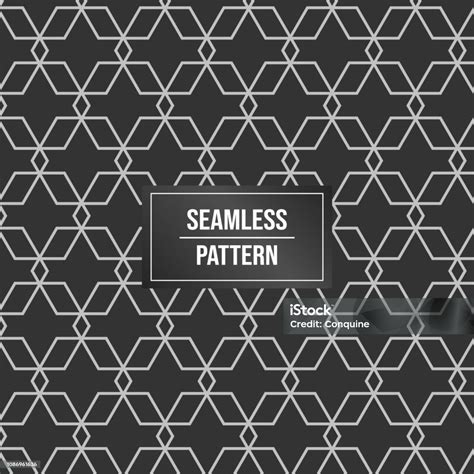 Geometric Pattern Background Abstract Pattern Black Background Stock