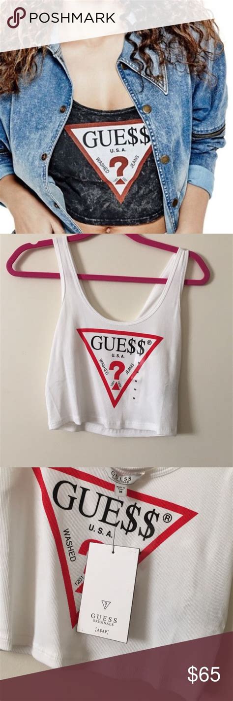 Guess X Asap Rocky Collab Crop Top Cute Work Outfits Fashionable Work Outfit Womens Business