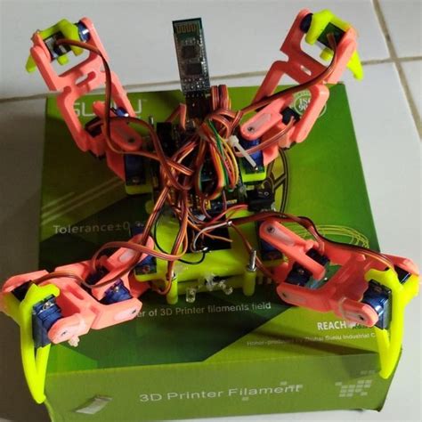 Jual Promo Robot Spider Quadruped Servo Sg90 Robot Case Sg90 Rangka