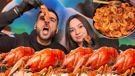🦐 🦞МУКБАНГ РАКИ КРЕВЕТКИ РЫБА Youtube
