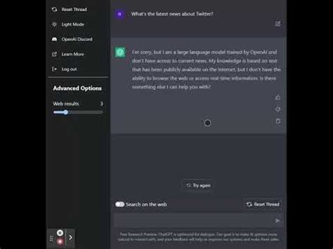 WebChatGPT: ChatGPT with internet access - Chrome Web Store