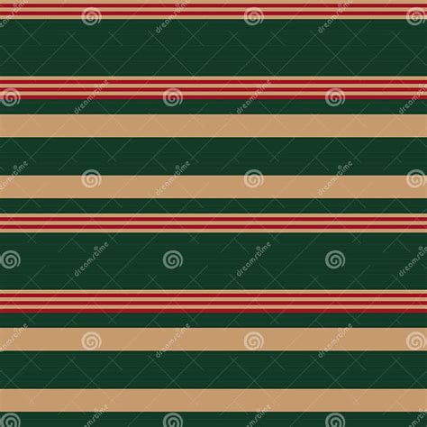Christmas Stripe Seamless Pattern Background In Horizontal Style Stock