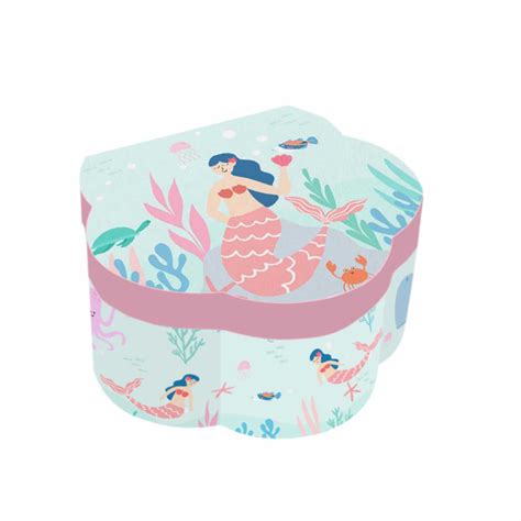 Mermaid Doll Music Box Small Pink Soha Living