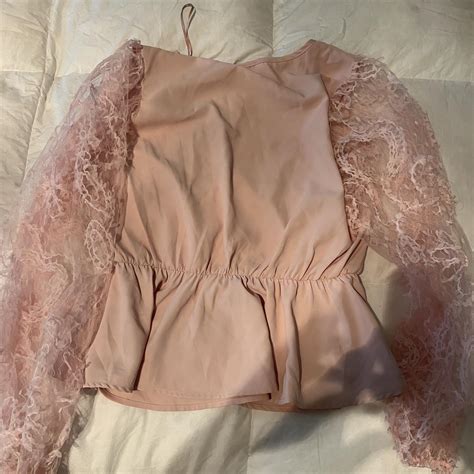 Beautiful Light Pink Blouse With The Most Adorable Depop
