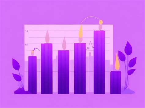 Premium Ai Image Analyzing Financial Trends Candlestick Chart Of