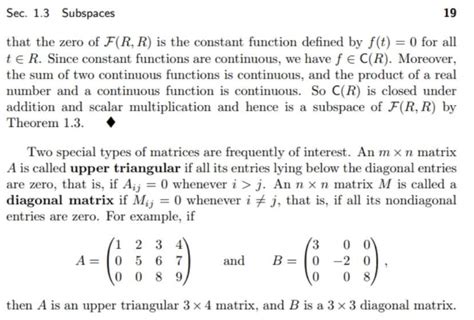 Solved Let M Be A Square Upper Triangular Matrix As Defined Chegg