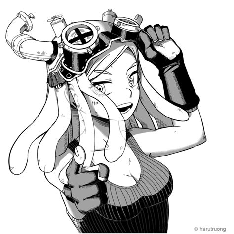 Hatsume Mei Monochrome Anime Boku No Hero Academia Harutruon