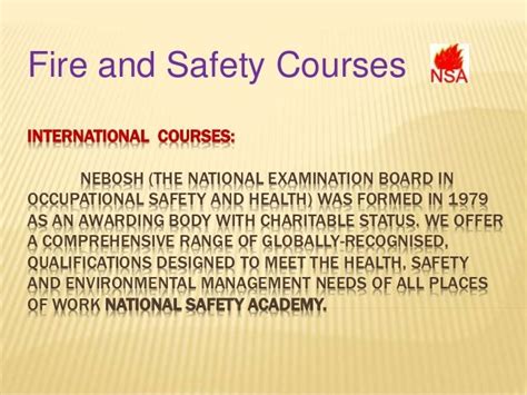 Safety Courses